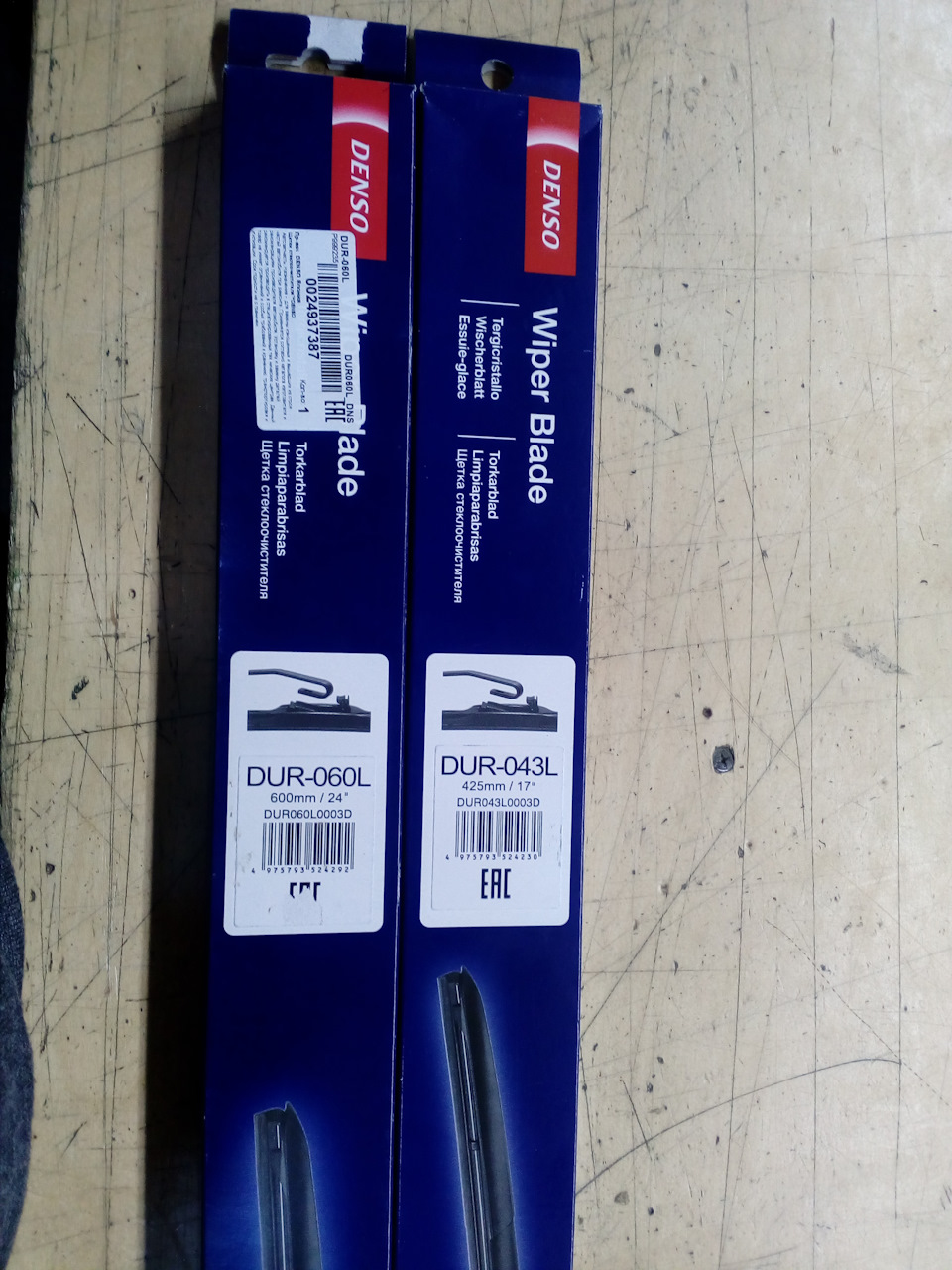 Щетки Denso — Toyota RAV4 (III), 2 л, 2006 года | расходники | DRIVE2