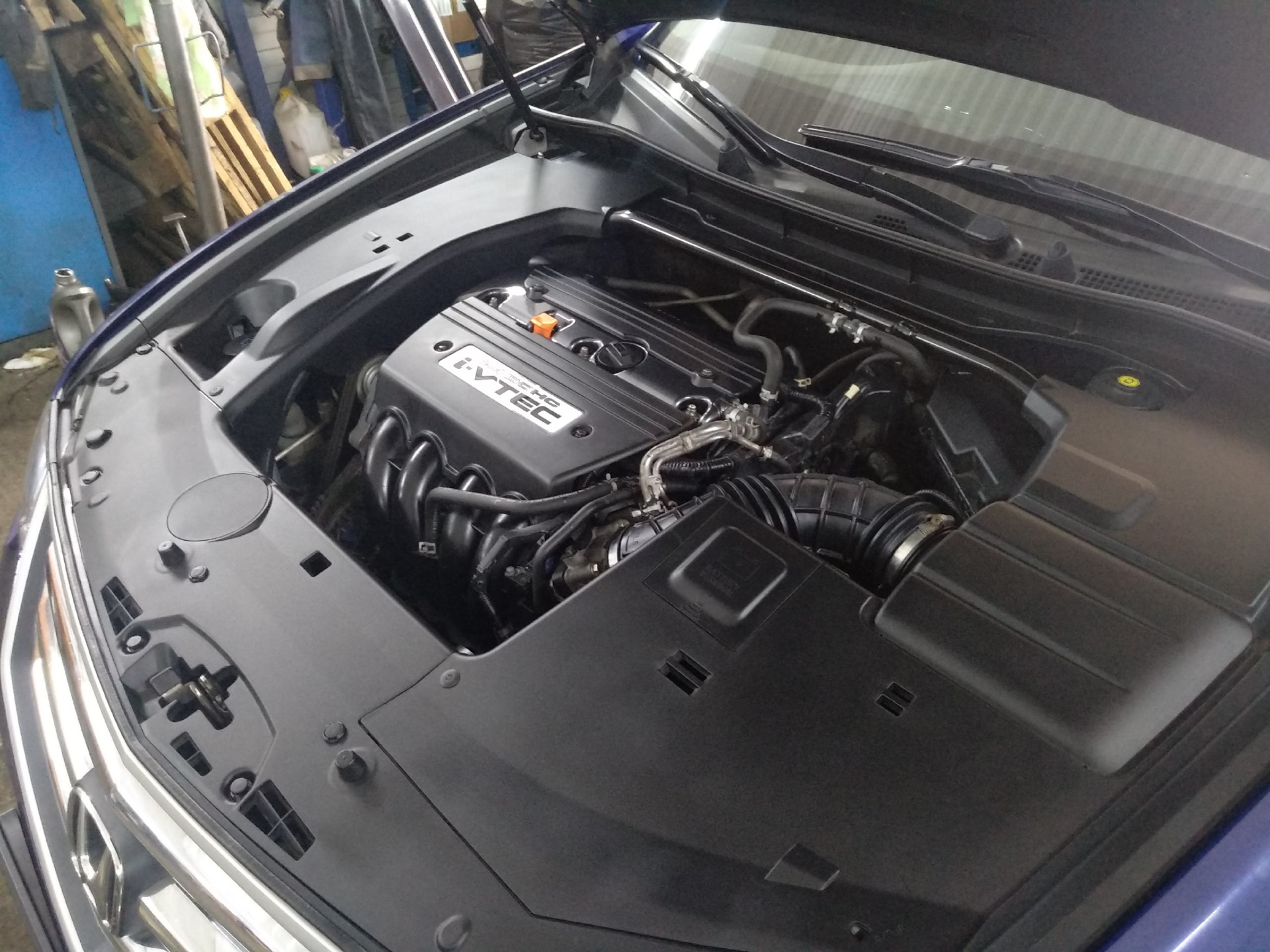 Клапанная крышка, гофра от TSX, термопрокладка, PCV, натяжитель, ролики ...