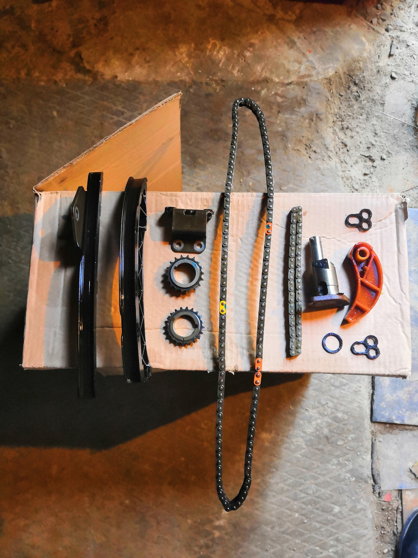 Замена комплекта ГРМ (Цепь) — Toyota Corolla (140/150), 1,6 л, 2007 ...