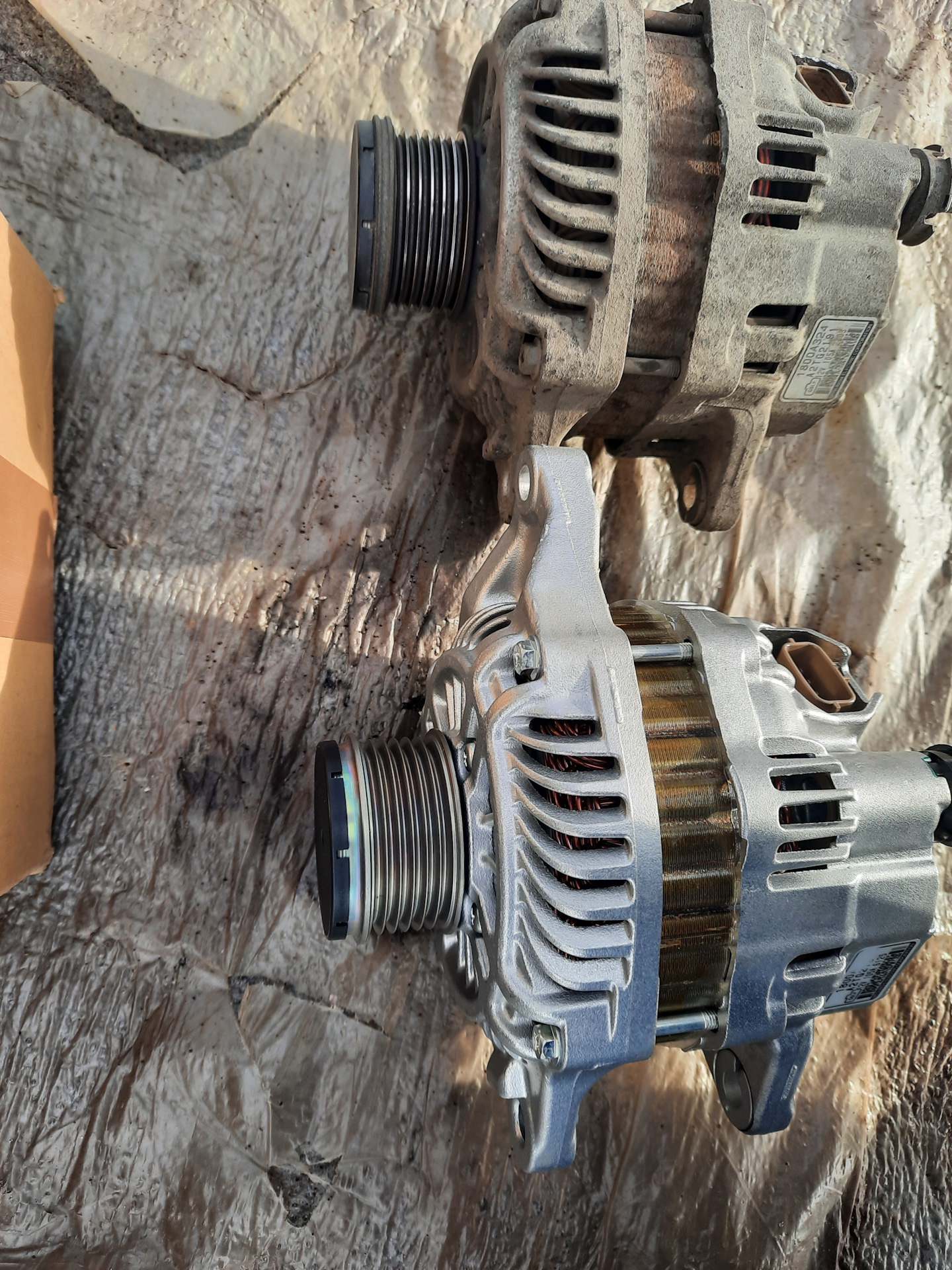 Неисправность системы зарядки. Замена генератора на OE MMC ...