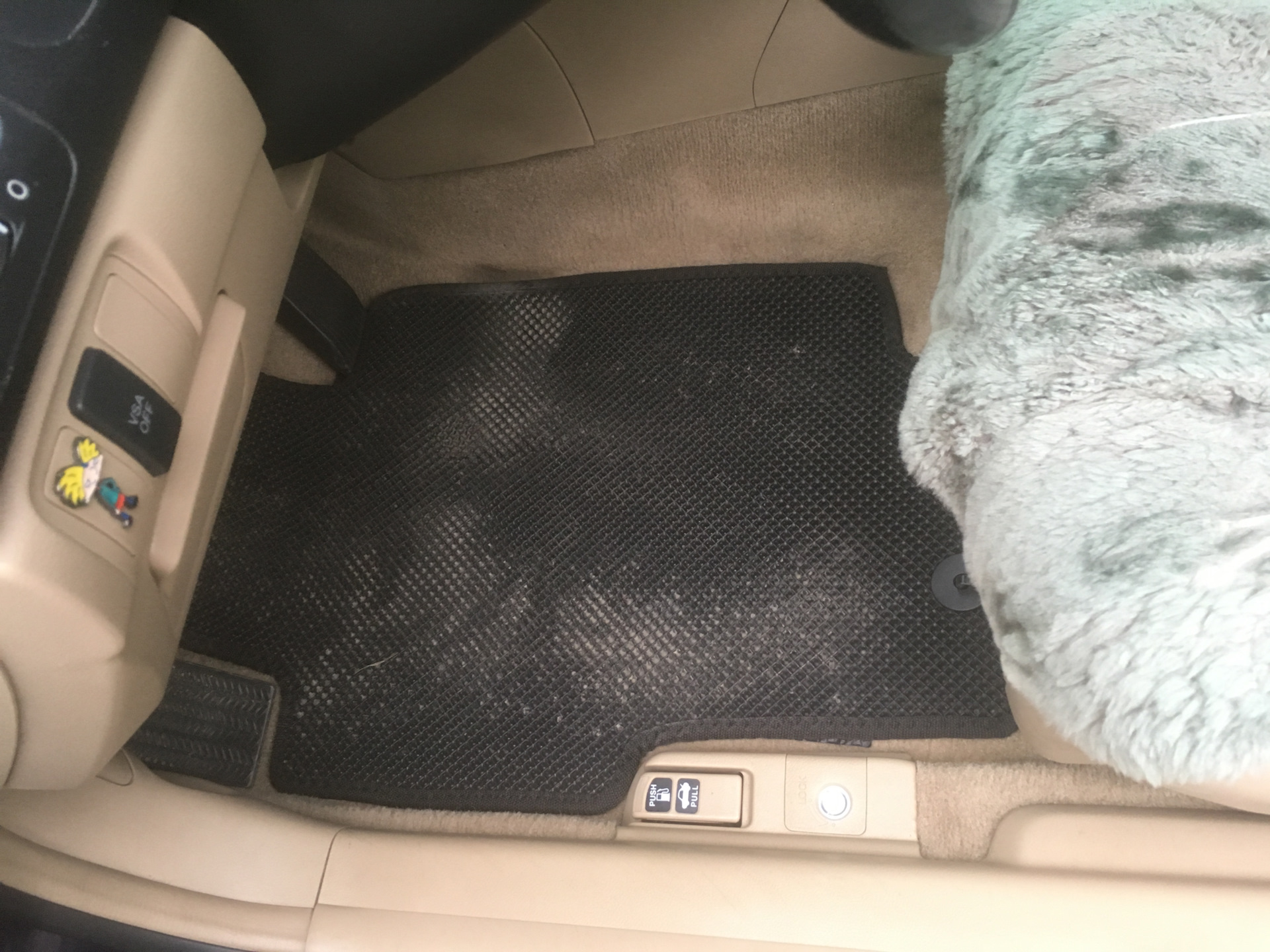 коврики зимние — Honda Accord (7G), 2,4 л, 2004 года | аксессуары | DRIVE2