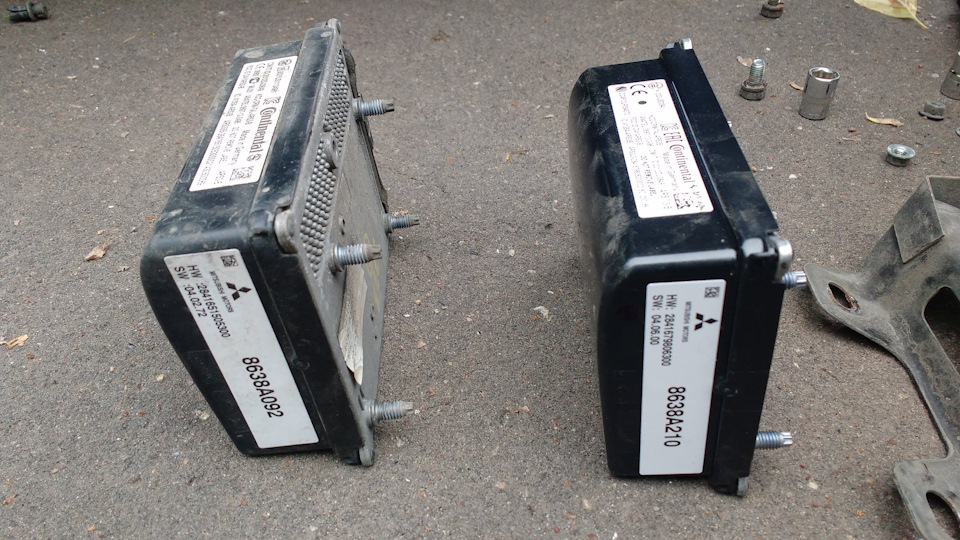 Замена радара 14MY на 19MY — Mitsubishi Outlander (3G), 2 л, 2014 года ...