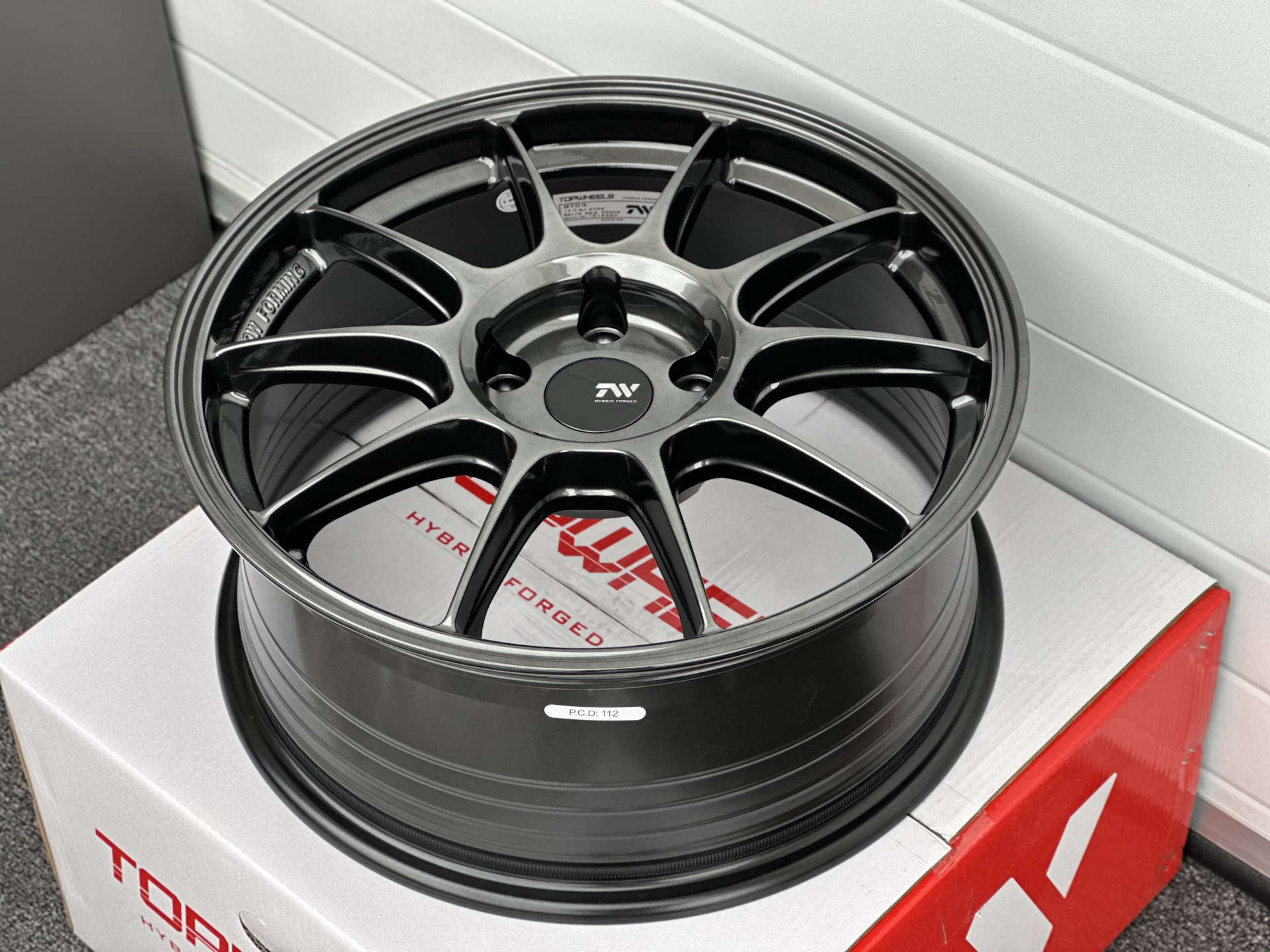 TOPWHEELS GT03 17 7.5J +36 5x112 Black Mirror — TopWheels на DRIVE2