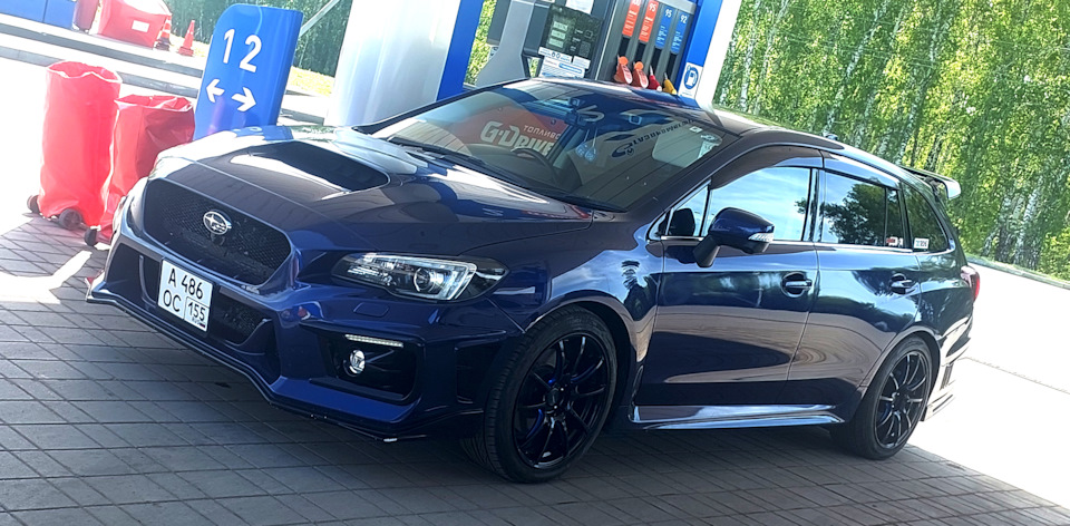 Weds SA-55M R18 5x114.3 8J ET35 — Subaru Levorg (VM), 1,6 л, 2018 года ...