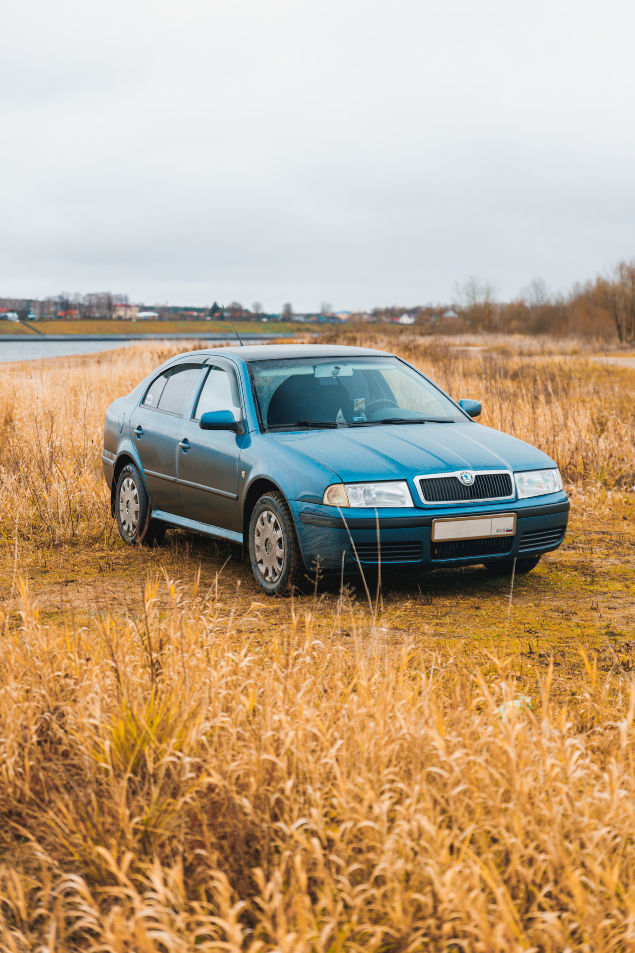 Skoda Octavia A4 на фоне города Мышкин. Моя фоторабота — Skoda Octavia ...