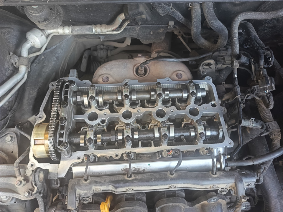 Прокладка клапанной крышки — KIA Ceed (1G), 1,6 л, 2010 года | своими ...