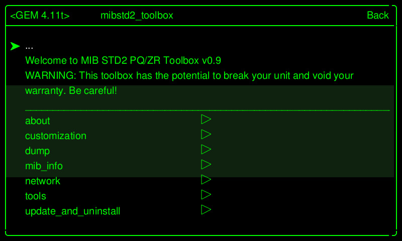 Toolbox для MIB STD2 PQ и ZR — Volkswagen Tiguan (1G), 2 л, 2014 года | другое | DRIVE2