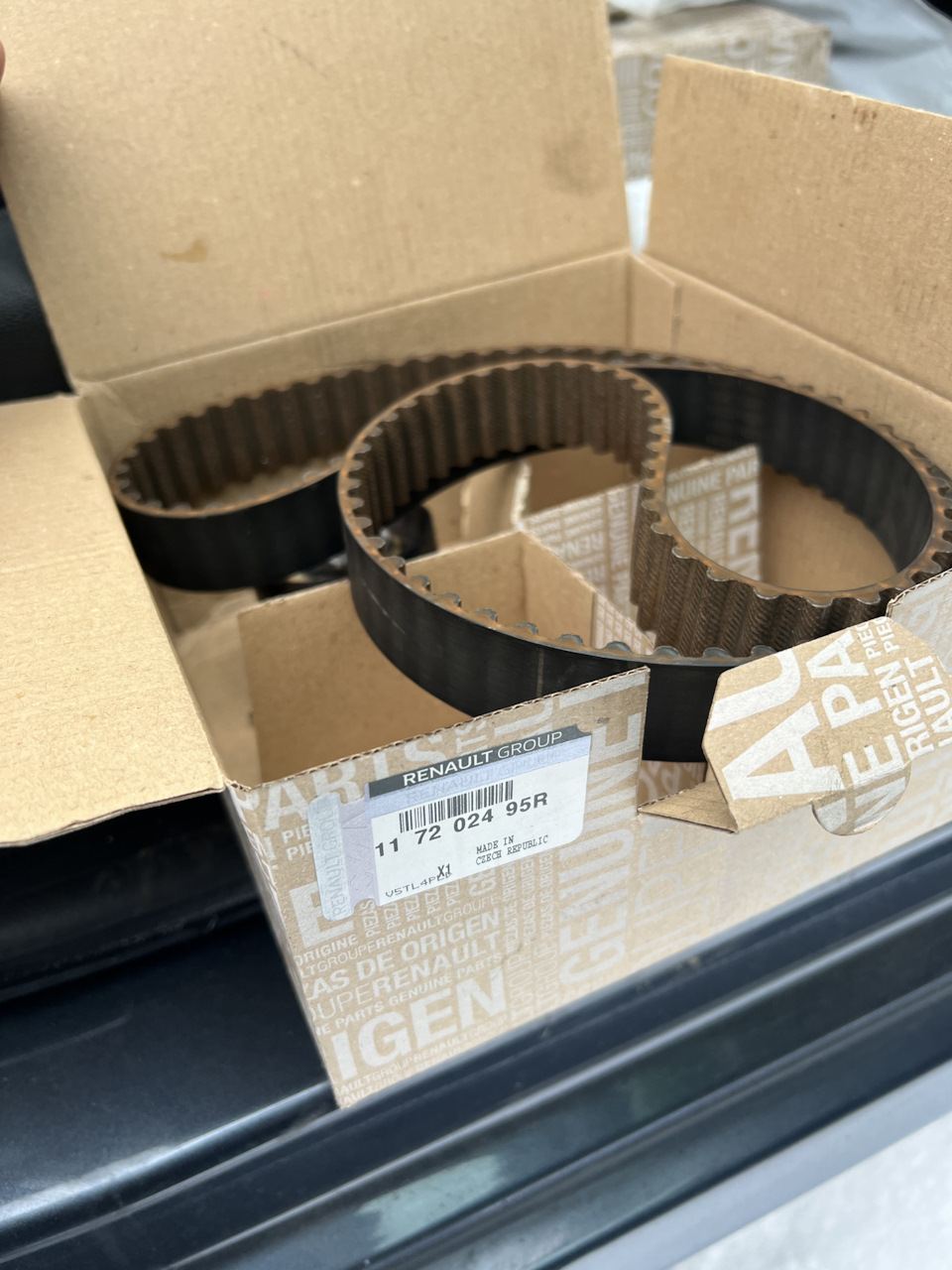 117202495R Комплект ремня генератора K9K RENAULT | Запчасти на DRIVE2