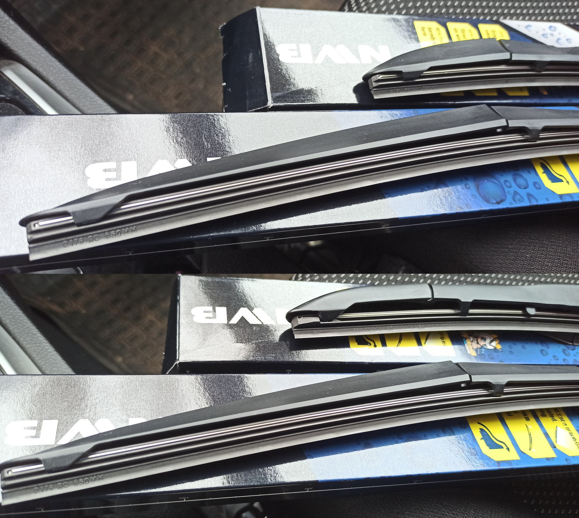 #66 Новые щетки стеклоочистителя NWB [Готовимся к зиме] — Toyota Corolla (160), 1,8 л, 2014 года ...