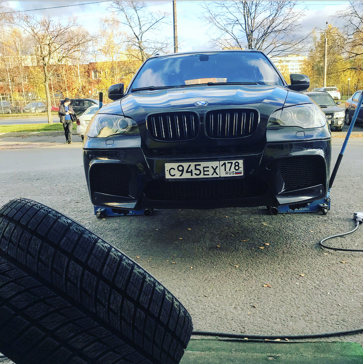 Прреобувочка — BMW X5 (E70), 3 л, 2008 года | шины | DRIVE2