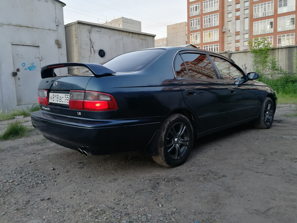 Спойлер от субару В4 — Toyota Corona (T190), 1,8 л, 1993 года | тюнинг ...