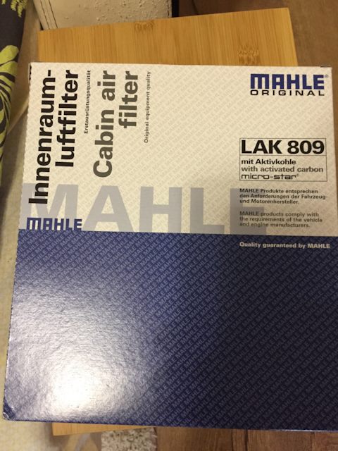 LAK809 Фильтр, воздух во внутренном пространстве MAHLE KNECHT ...