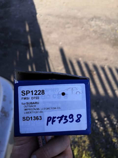 SP1228 Комплект передних тормозных ко… SANGSIN | Запчасти на DRIVE2