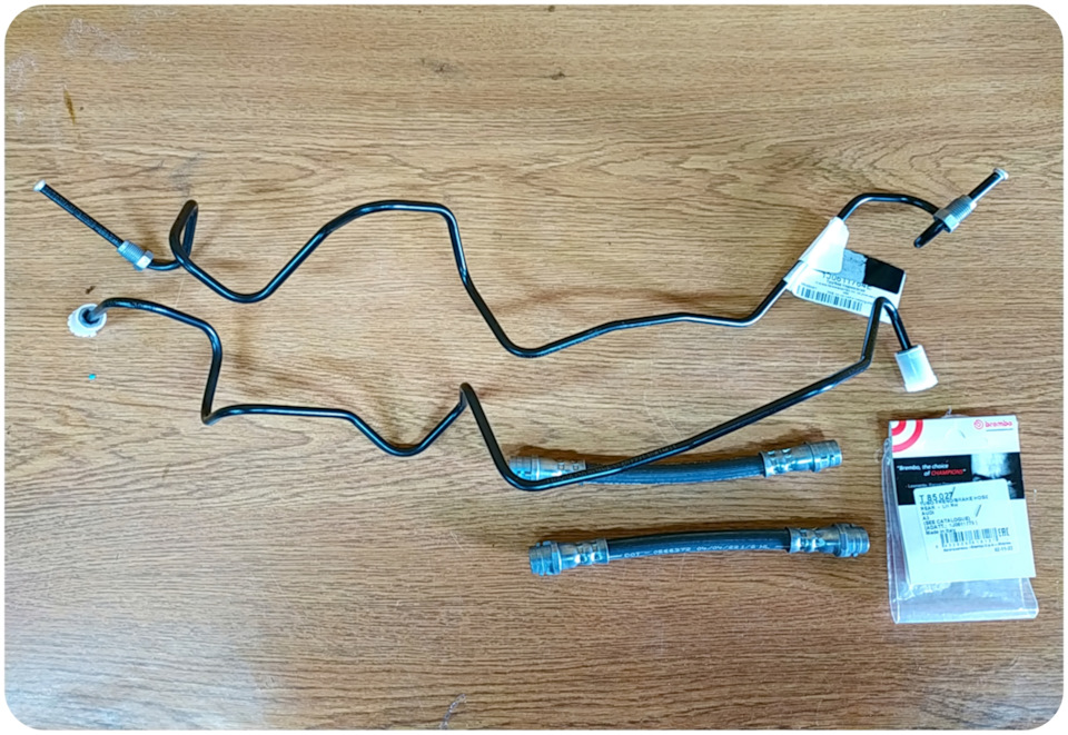 #102 ⋞ Замена задних тормозных шлангов и трубок ⋟ — Volkswagen Polo ...