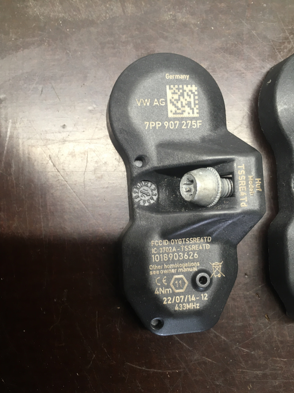 7PP907275F Электронный колёсный датчик VAG | Запчасти на DRIVE2