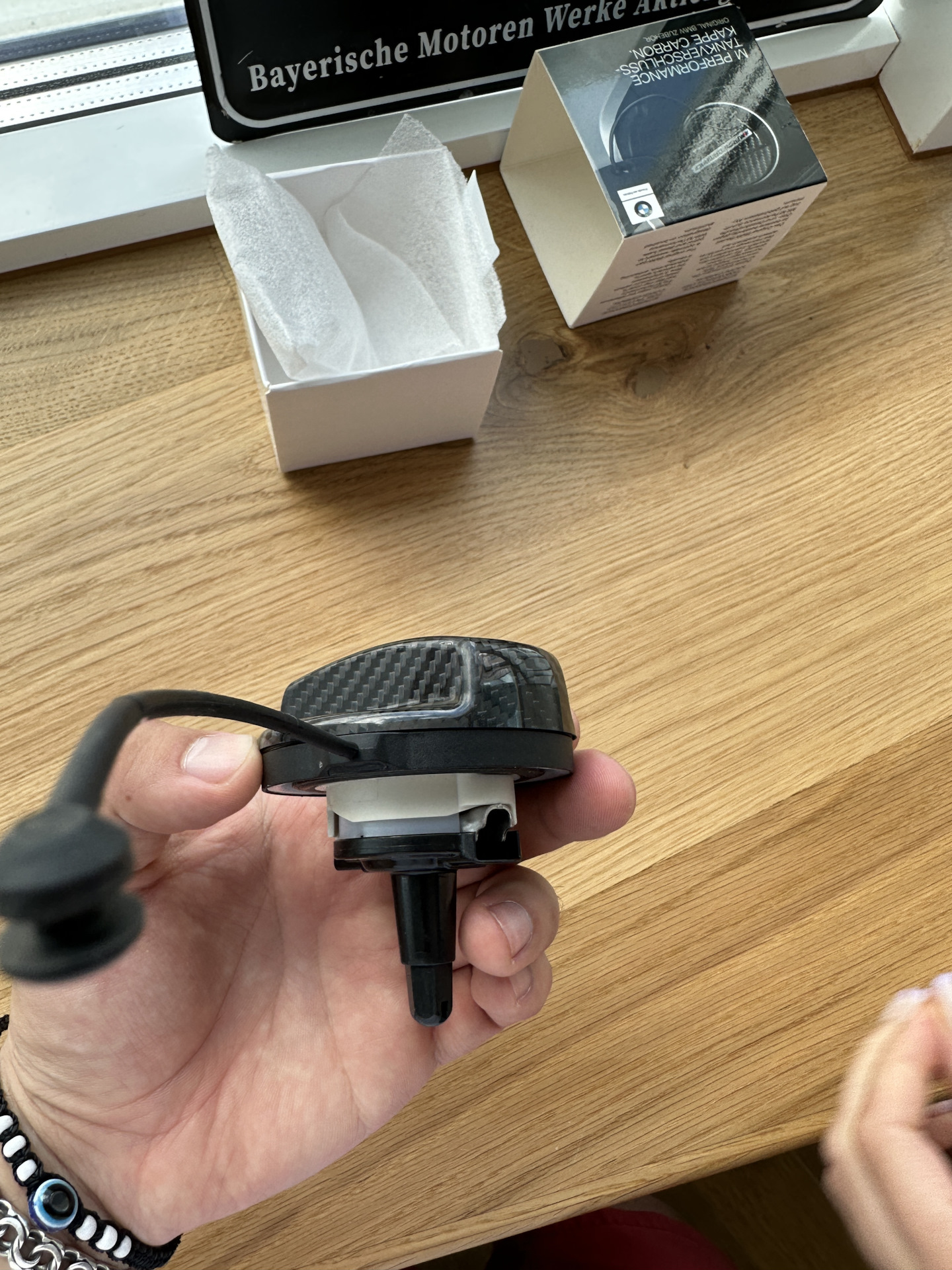 Карбоновая крышка топливного бака — BMW 3 series (G20), 2 л, 2021 года ...