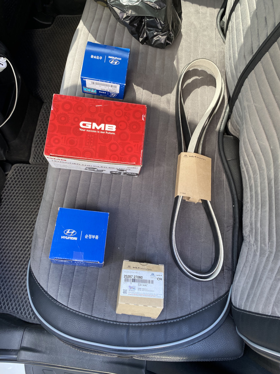 2528727060 Шкив натяжителя ремня грм KIA HYUNDAI | Запчасти на DRIVE2