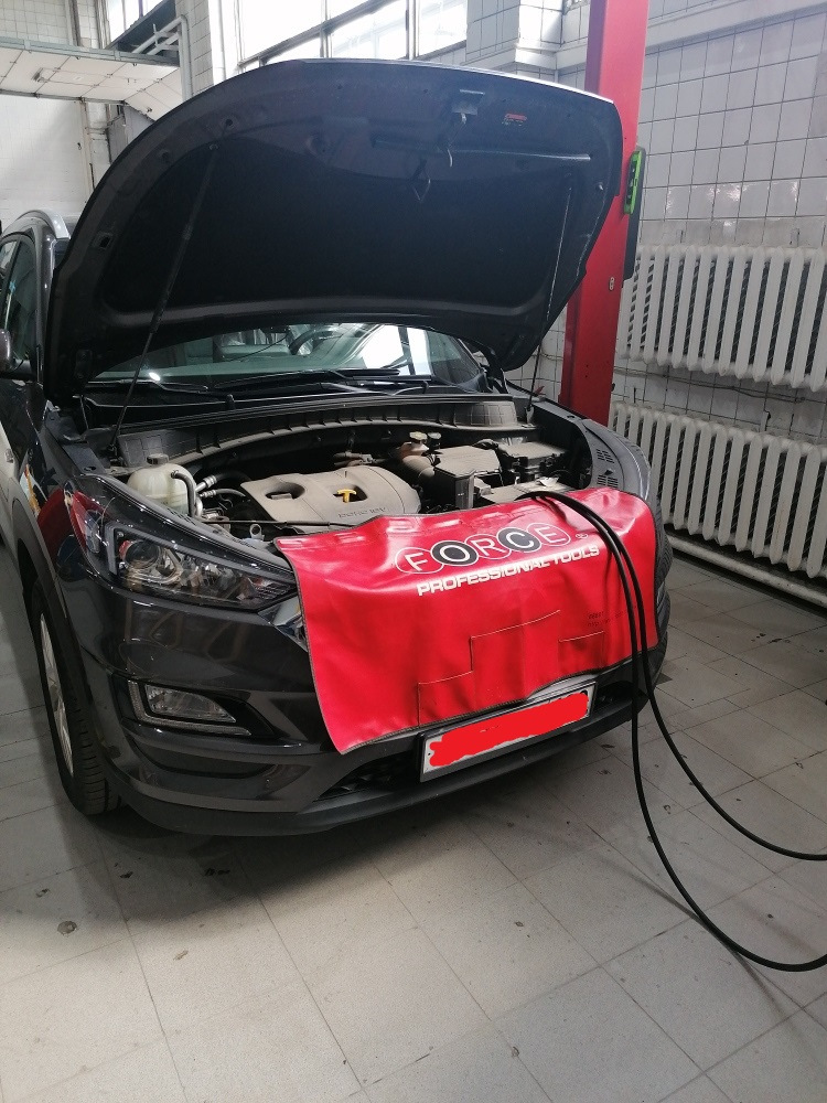 Замена ATF в АКПП — Hyundai Tucson (TL), 2 л, 2019 года | визит на ...