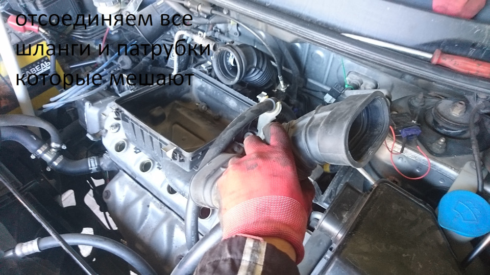 Плановая замена ремня ГРМ и помпы — Honda HR-V (1G), 1,6 л, 1999 года ...