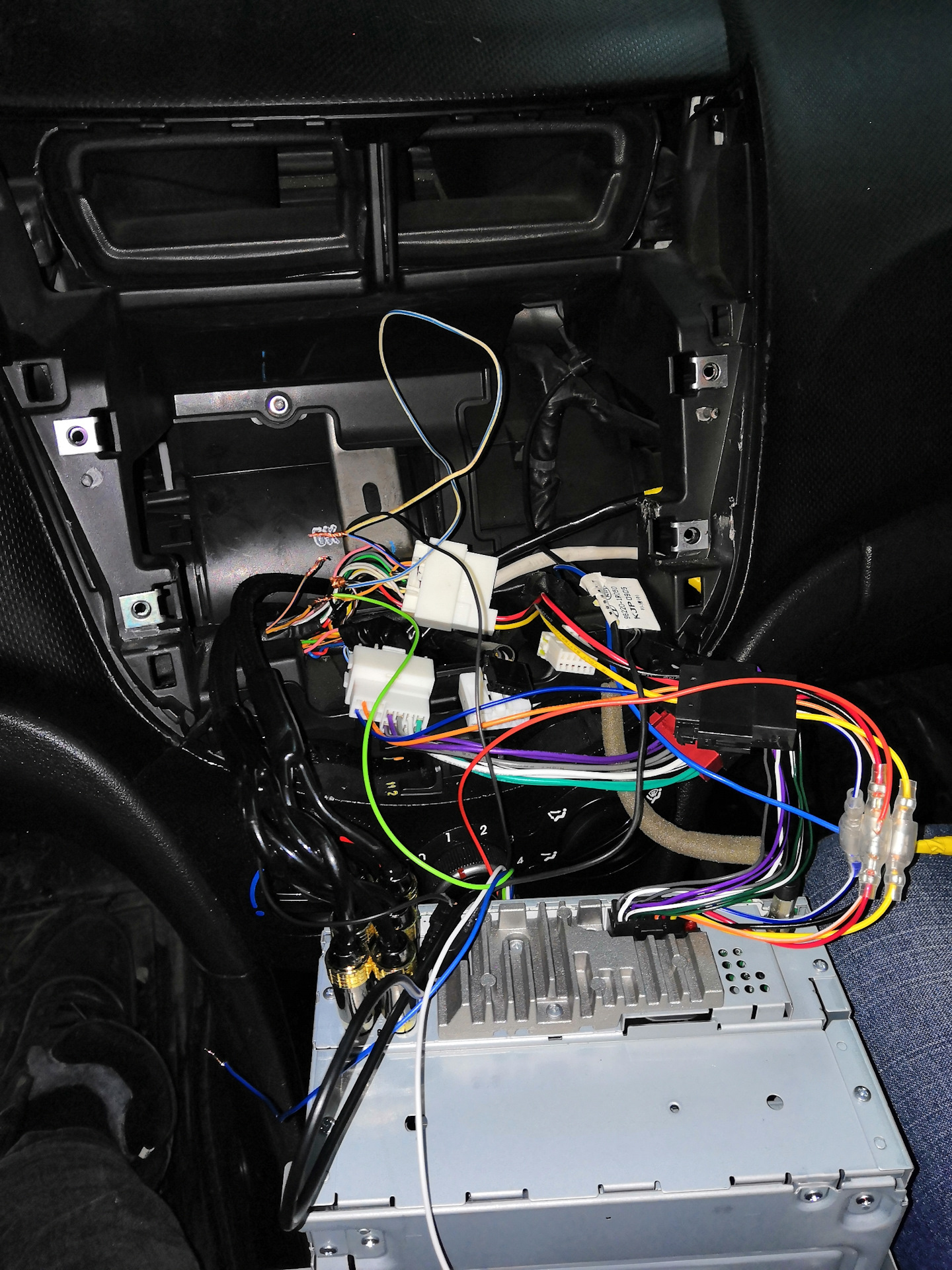 Pioner fh x 730 bt. + mfd207un-dip — Hyundai Solaris (1G), 1,6 л, 2016 ...