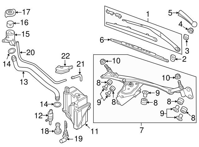 DKC000040 Щетка стеклоочистителя Jaguar Land Rover | Запчасти на DRIVE2
