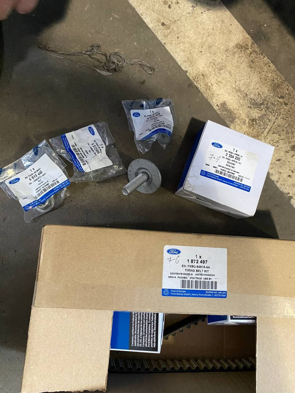 Замена ГРМ 1.5 Duratorq TDCi — Ford Focus Hatchback III, 1,5 л, 2017 ...