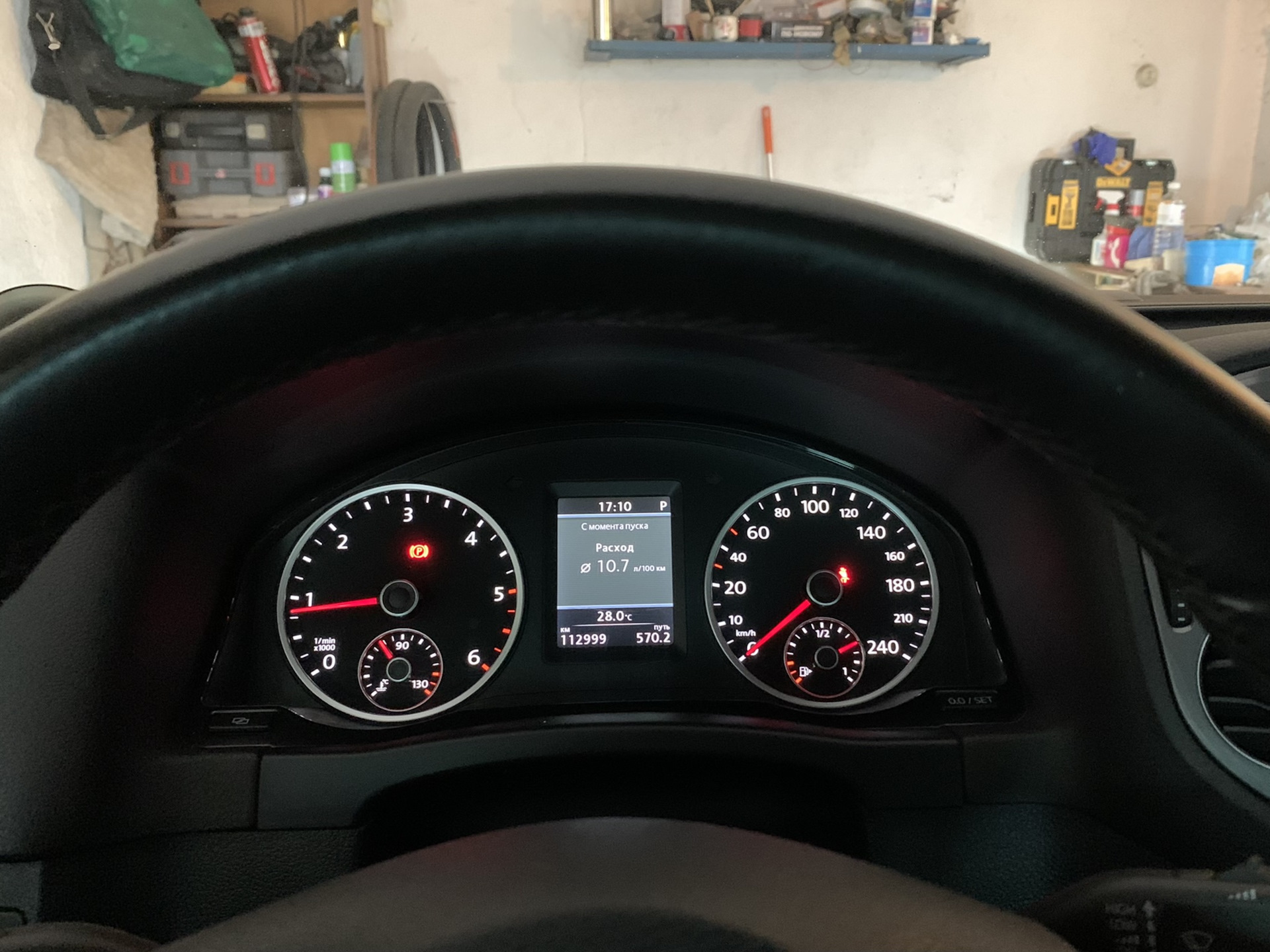 TO 113 000 км (масло, фильтры) — Volkswagen Tiguan (1G), 2 л, 2012 года ...