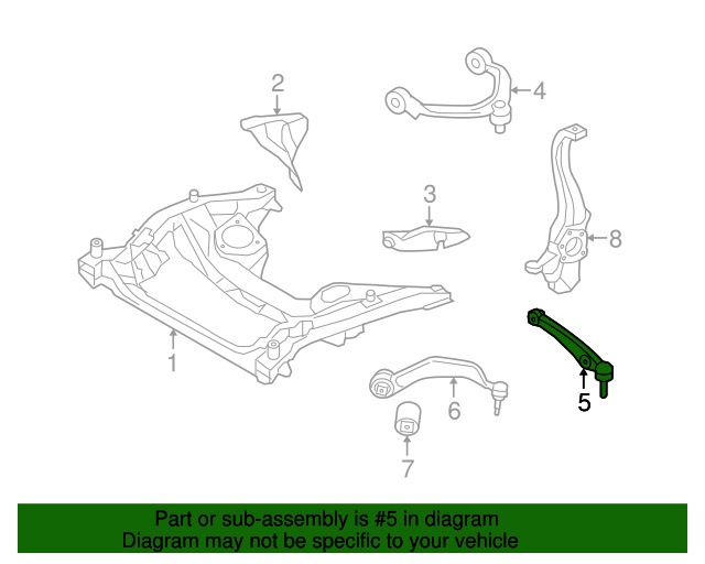 31126850781 Нижн.попер.рычаг подв.с резиномет.шарн.Л BMW | Запчасти на ...