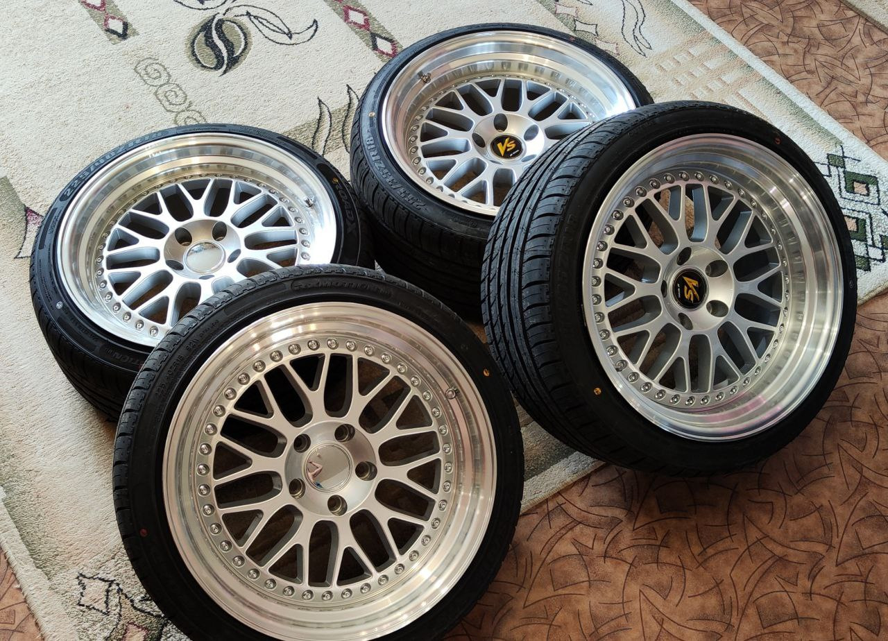 Work R18 9,5j & 10,5j — Toyota Chaser (100), 2,5 л, 1998 года | шины ...