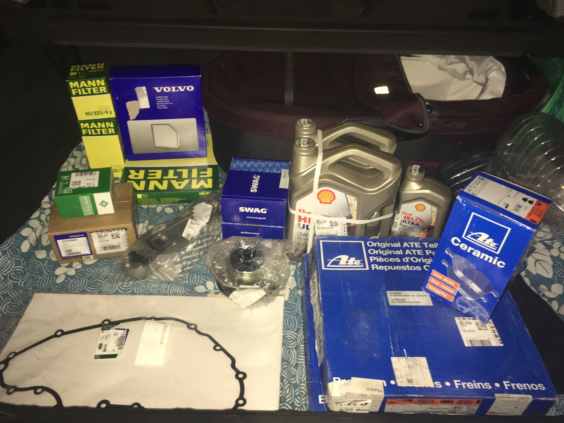 ТО 200 000 км, прокладки ГРМ — Volvo XC90 (1G), 3,2 л, 2008 года ...