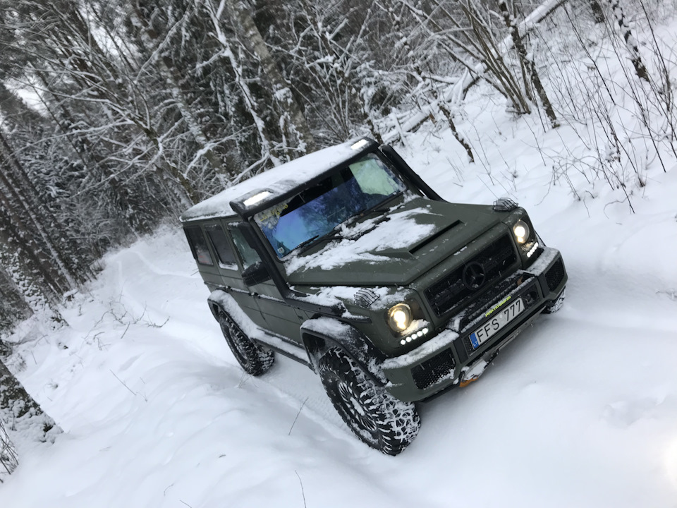 В пойсках снега — Mercedes-Benz G-Class (W463 1G), 4 л, 2004 года ...
