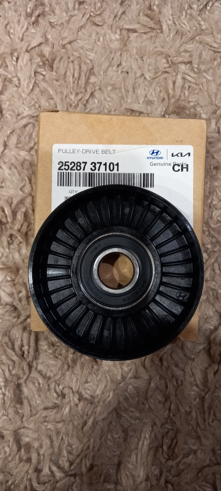 2528737101 Шкив натяжителя ремня грм KIA HYUNDAI | Запчасти на DRIVE2