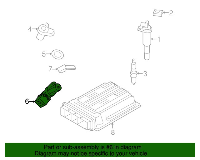 13627548995 Датчик частоты вращения коленвала BMW | Запчасти на DRIVE2