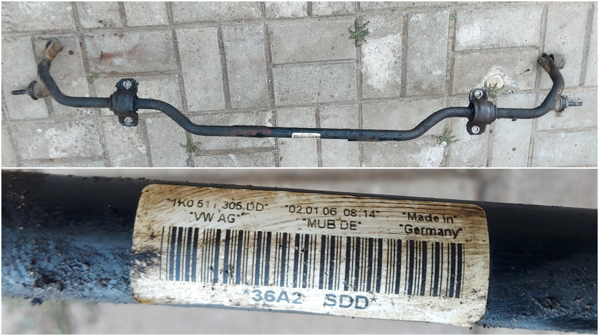 Задняя подвеска: сайлентблоки, втулки и тяги стабилизатора. VW PASSAT ...