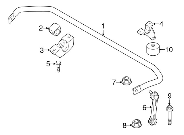 33506861463 Резинометаллич.шарнир стабилизатора BMW | Запчасти на DRIVE2
