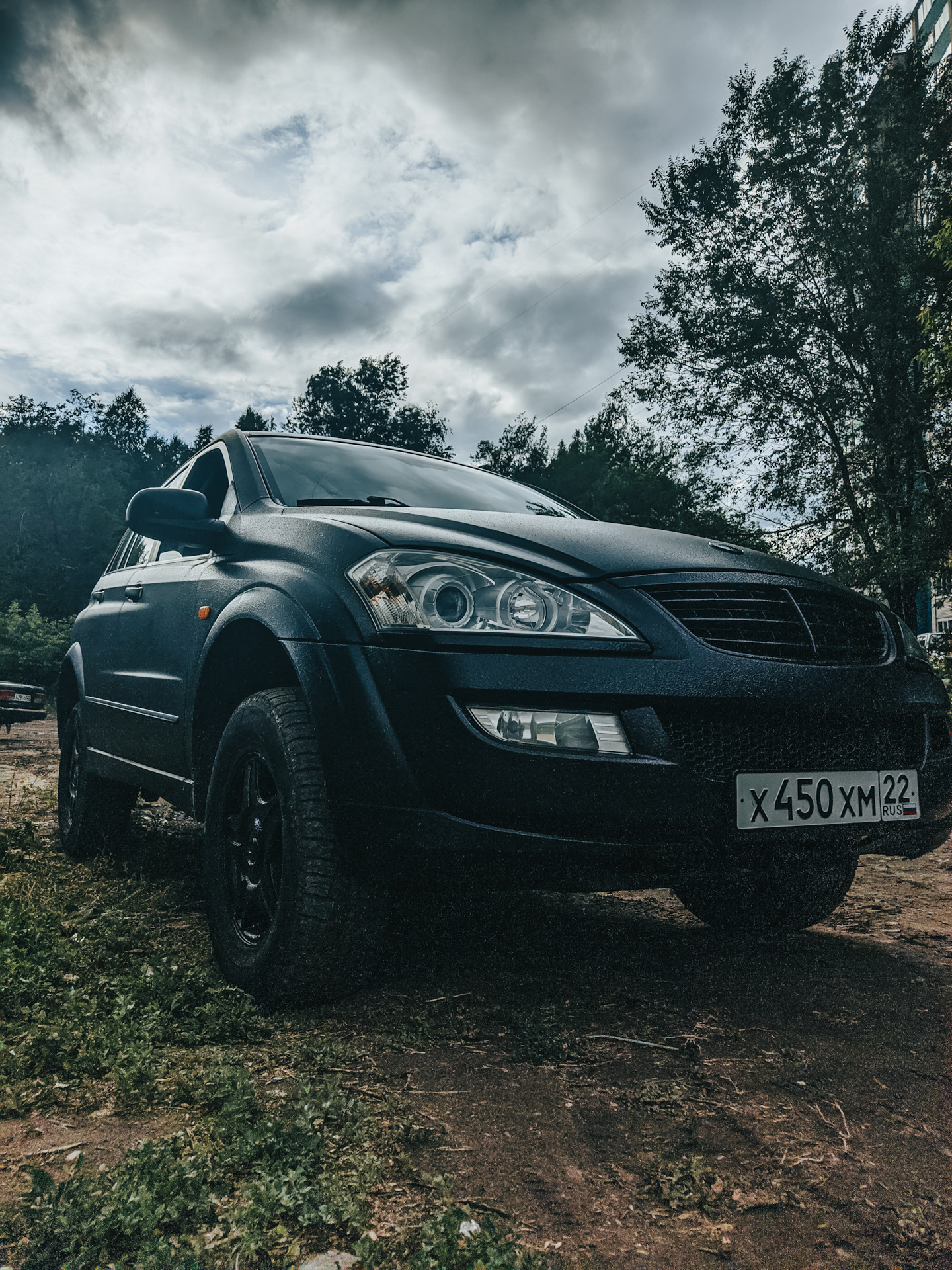 Покраска в Титан (аналог Раптора) — SsangYong Kyron, 2 л, 2008 года ...