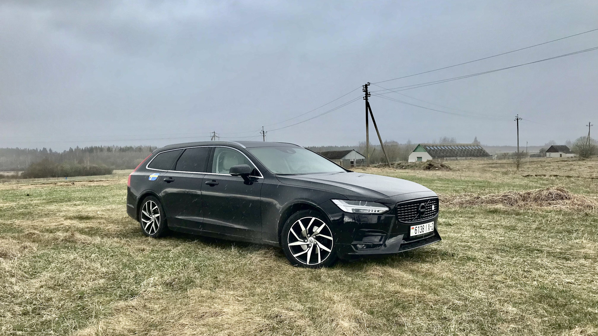 Volvo V90 (2G) 2.0 дизельный 2017 | Чёрный Сарай на DRIVE2