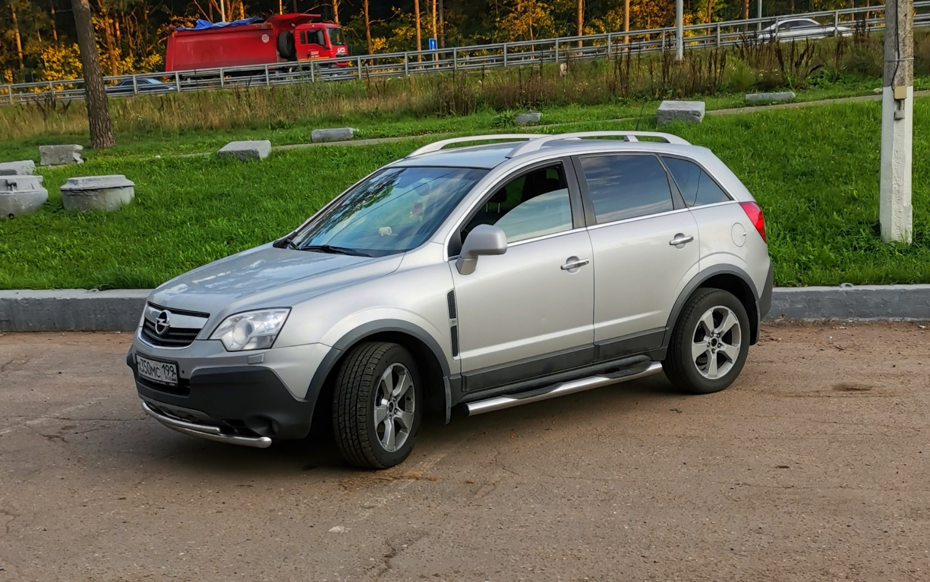 Второе что было сделано "Пороги и передняя губа" — Opel Antara, 3,2 л, 2008 года | аксессуары ...