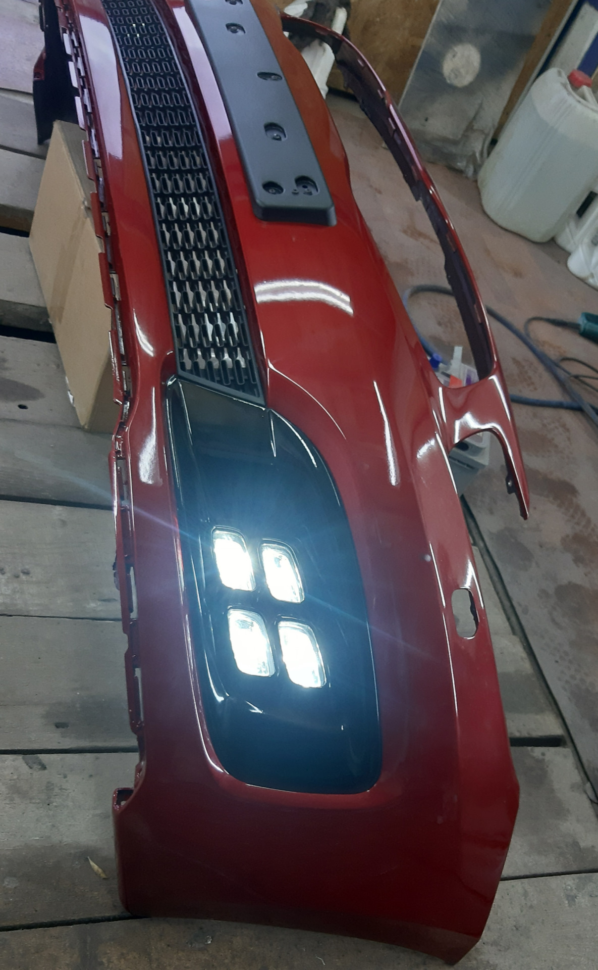 Омыватель фар, новый передний бампер, кубики льда мне в бампер(или ...