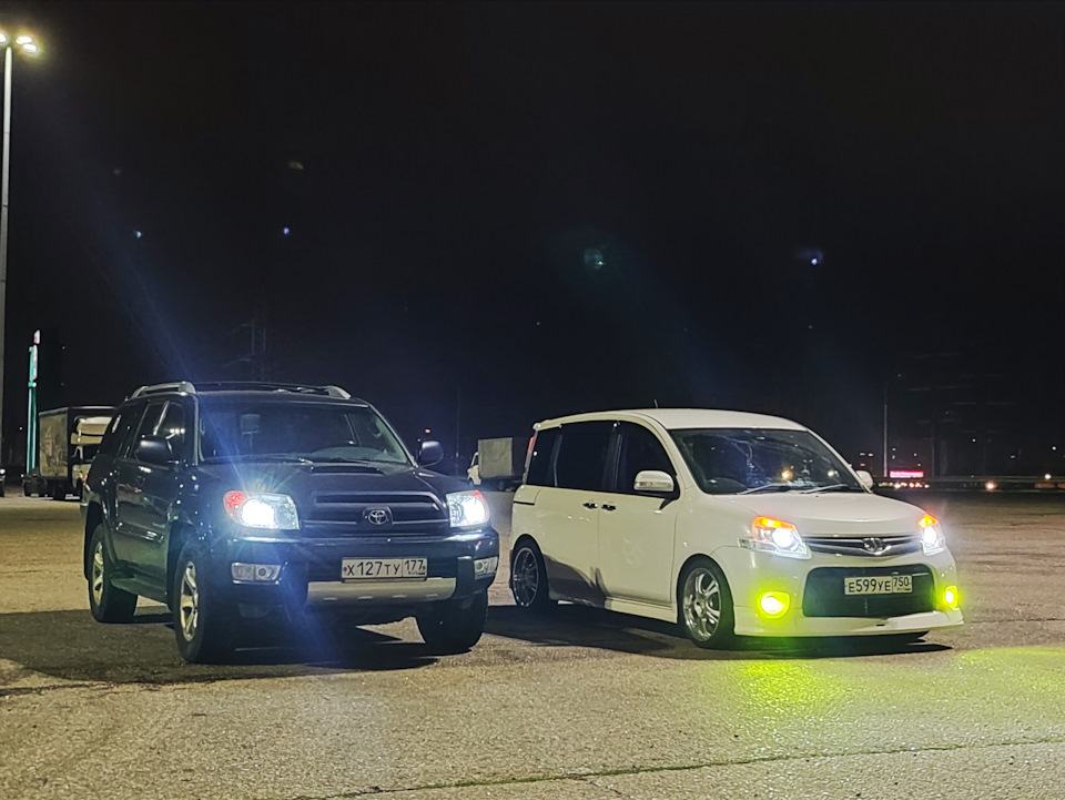 Еще одни LED лампы MTF💡 — Toyota Sienta (1G), 1,5 л, 2013 года ...