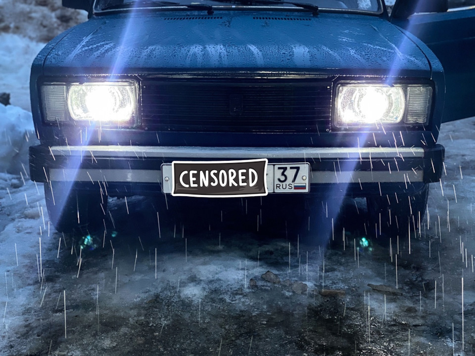 Bi-LED линзы в ВАЗ 2105/2107 — DRIVE2