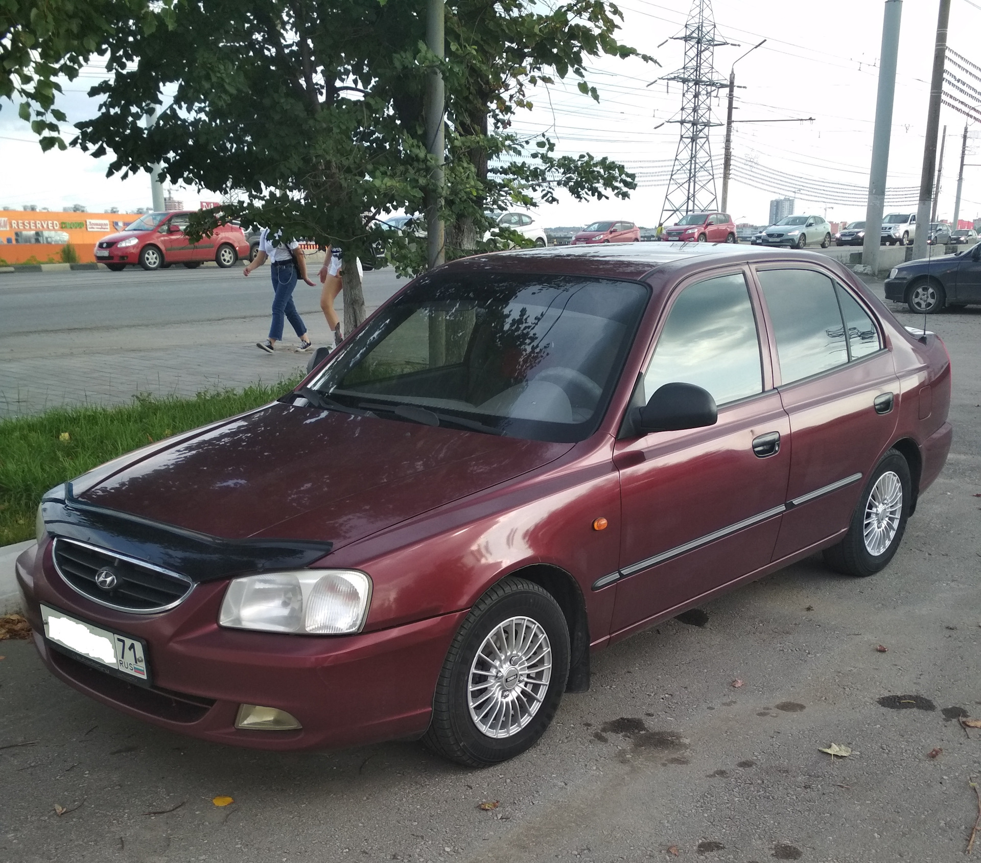 Диски R14 и резина 175/70 R14 — Hyundai Accent (2G), 1,5 л, 2008 года ...