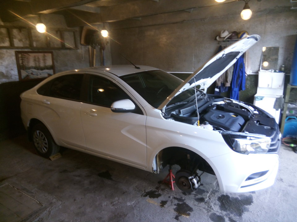 Подготовка к зиме — Часть 1. "Антикоррозионная обработка передних арок ...