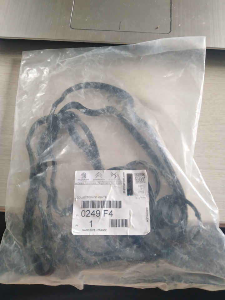 0249F4 Прокладка клапанной крышки PSA 1.6 16V EP6 Peugeot Citroen ...