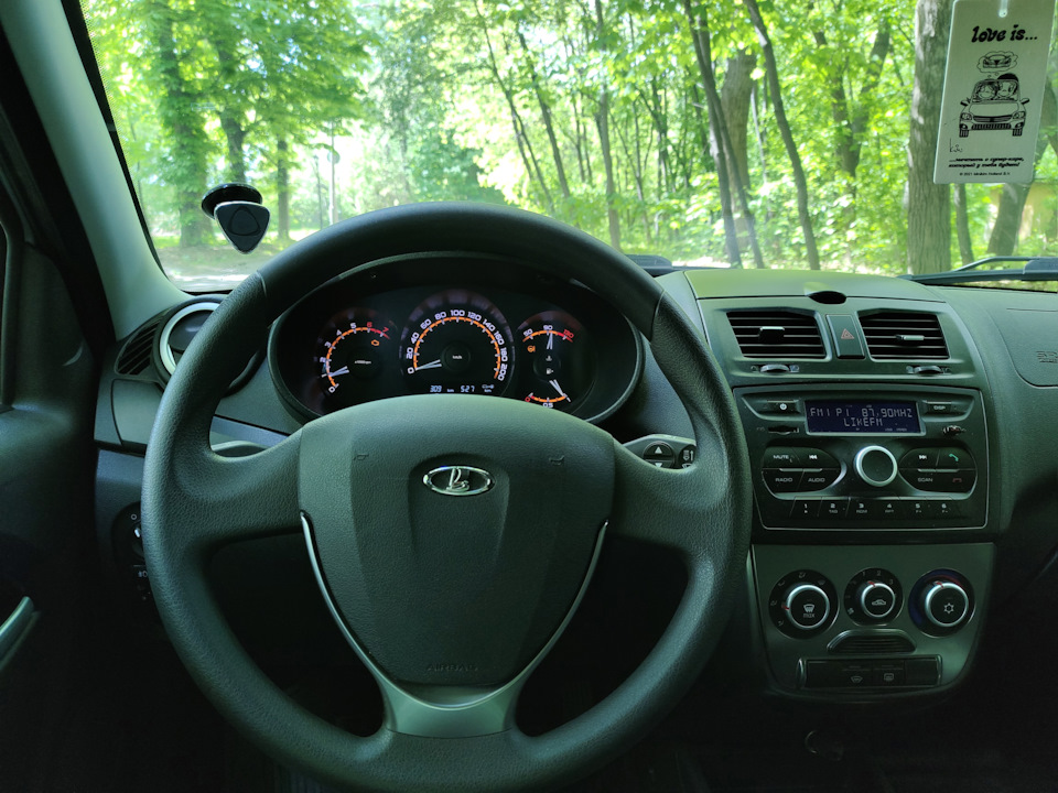 Приборка от Весты в Калину 2 / Гранту — Lada Калина Хэтчбек (2G), 1,6 л ...