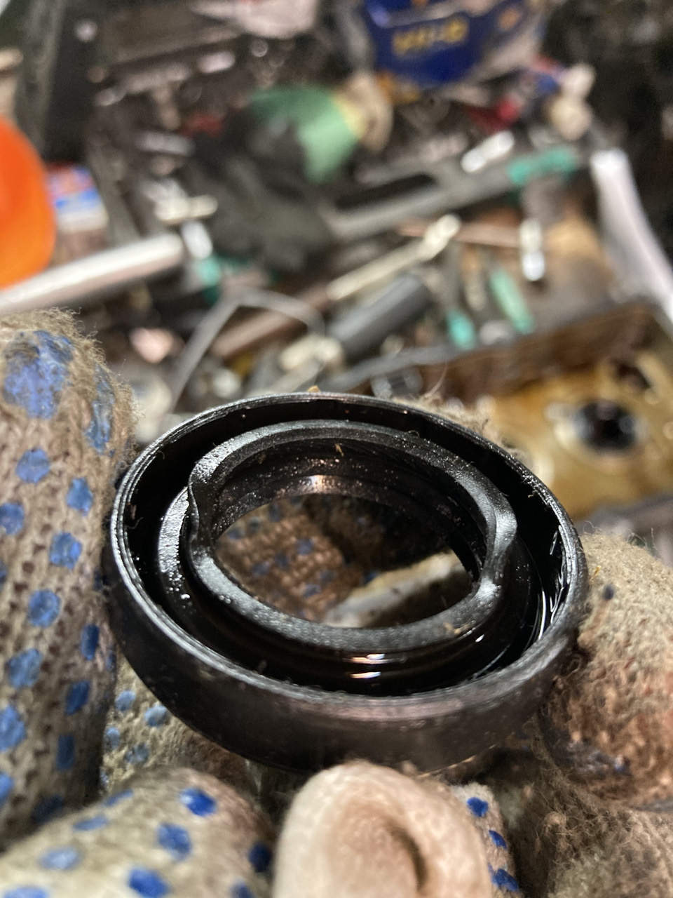 Прокладка клапанной крышки — Nissan Almera Classic (B10), 1,6 л, 2008 ...