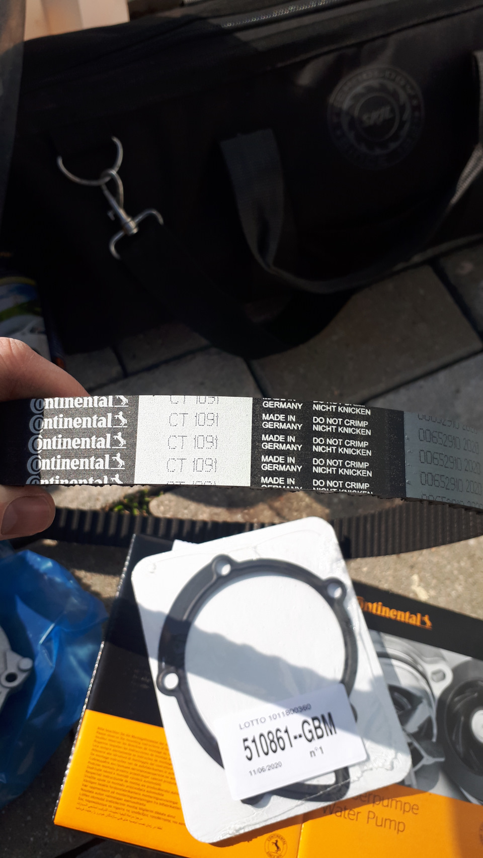 CT1091 Ремень грм CONTITECH | Запчасти на DRIVE2