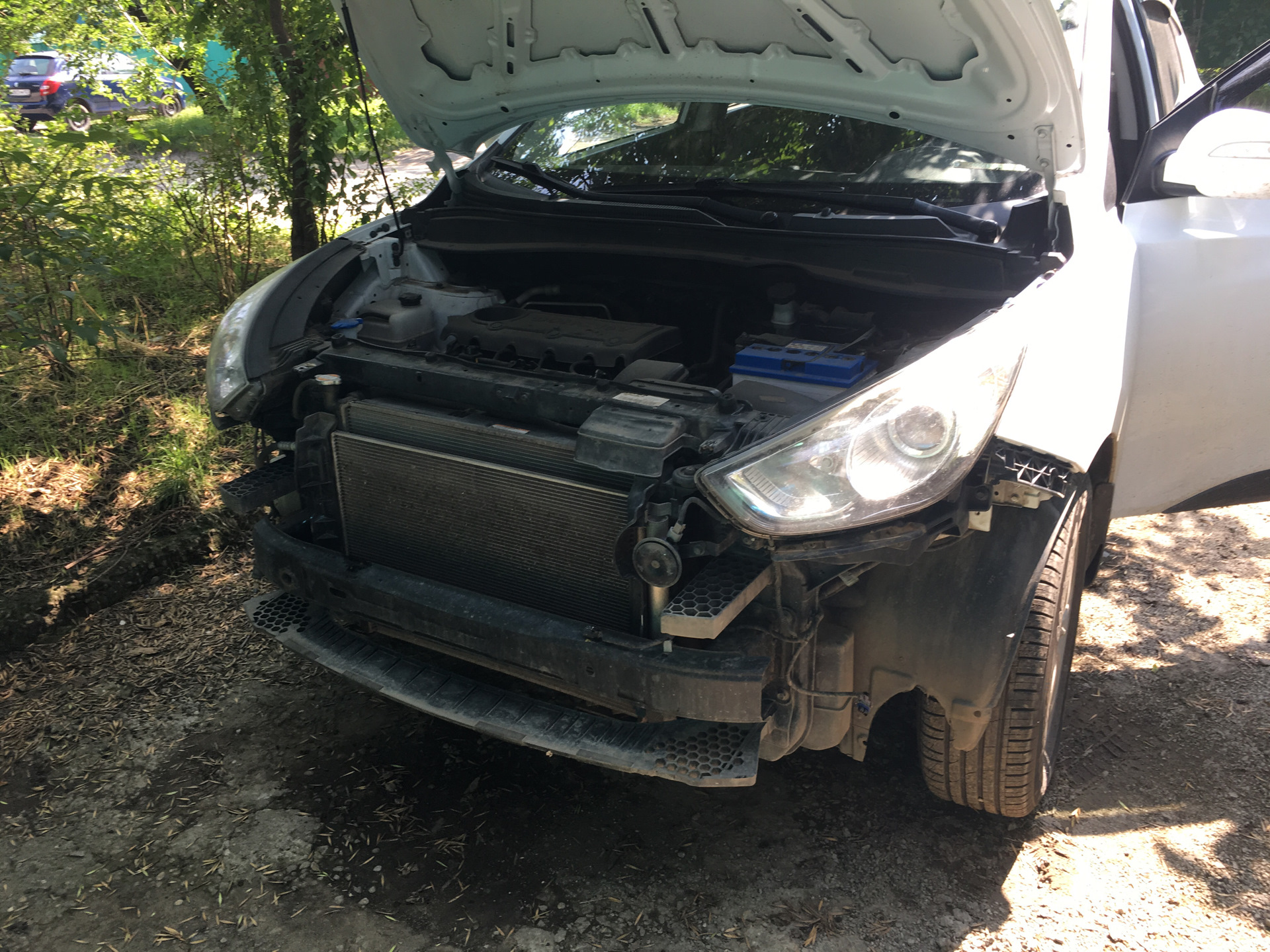 Помыл радиатор! — Hyundai ix35, 2 л, 2010 года | своими руками | DRIVE2