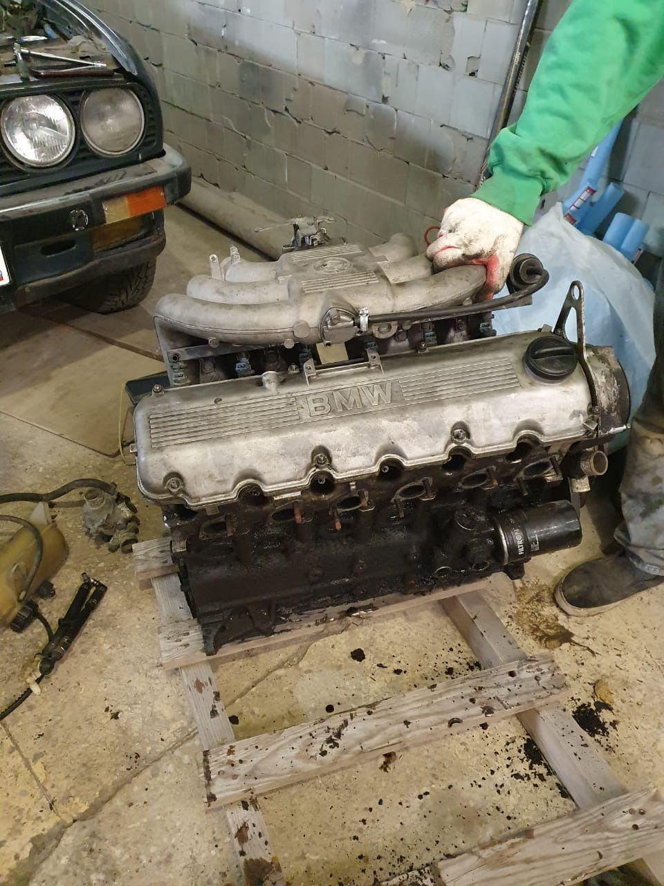 Свап m52b28tu в BMW e30 часть 3 — установка ВУТ — BMW 3 series (E30), 2 ...