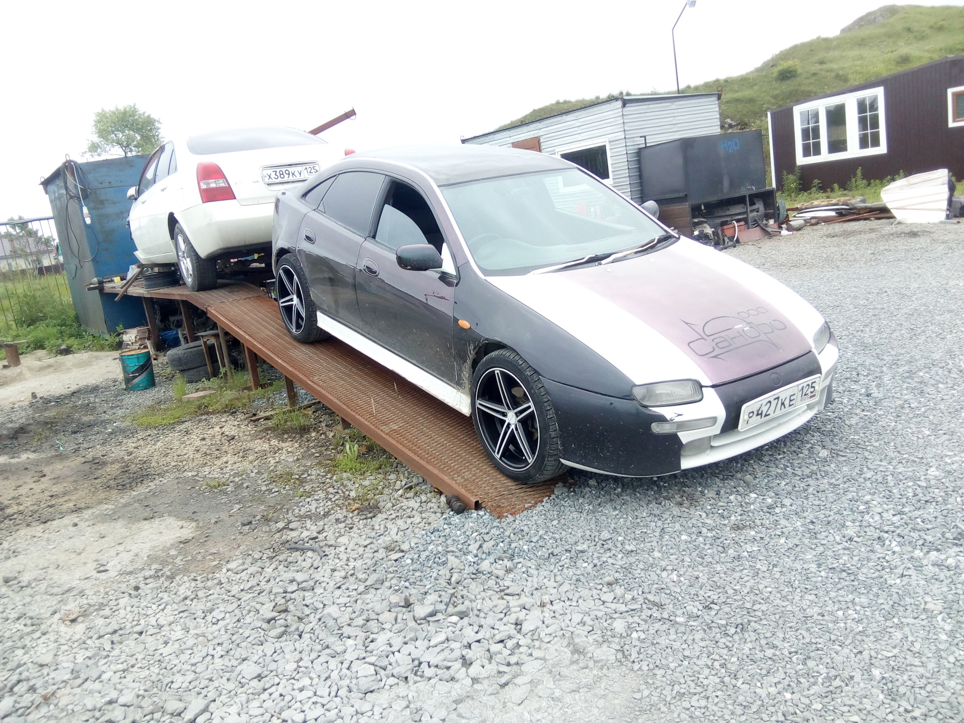 Разул ИКСА! ( Toyota mark X ) — Mazda Lantis, 2,5 л, 1995 года ...